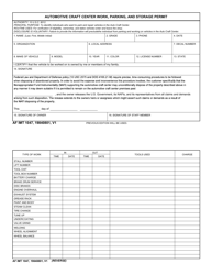 AF IMT Form 1047 Download Fillable PDF or Fill Online Automotive Craft ...