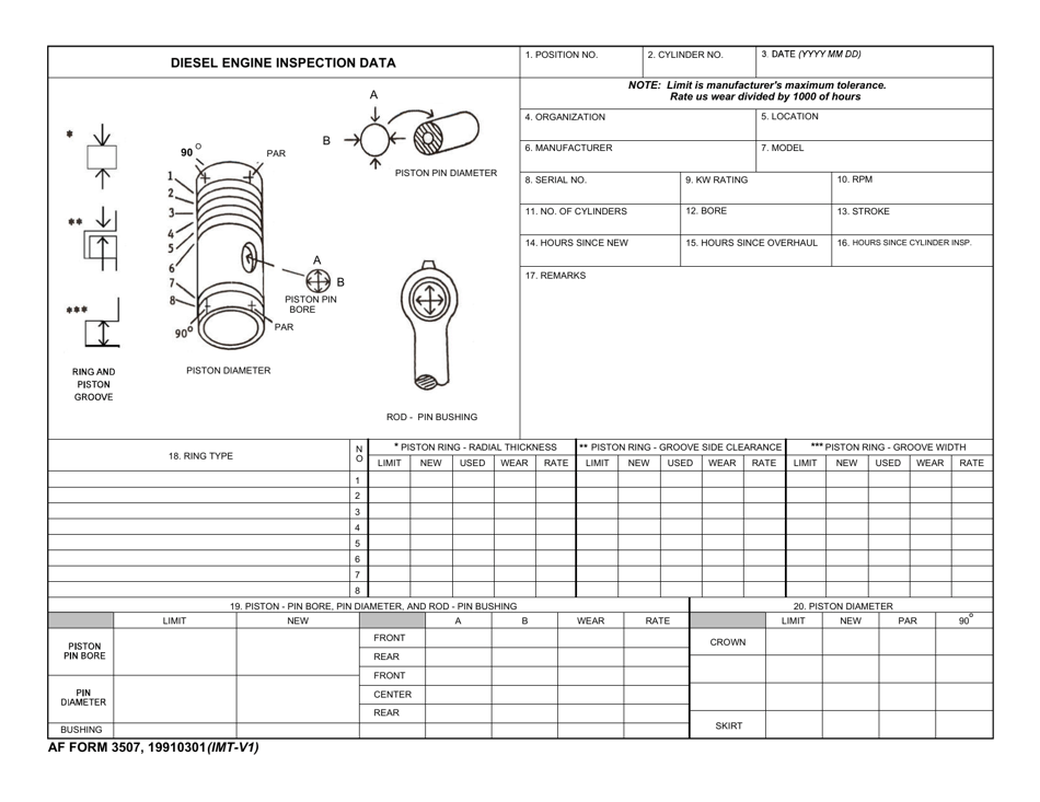 AF Form 3507 - Fill Out, Sign Online and Download Fillable PDF ...