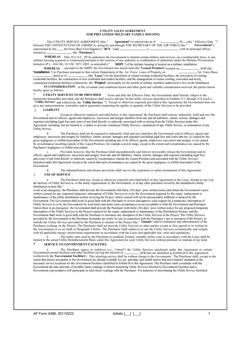 AF Form 4386 - Fill Out, Sign Online and Download Fillable PDF ...