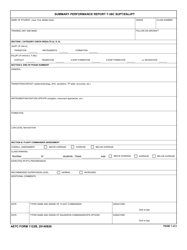 AETC Form 1121 Download Fillable PDF or Fill Online Summary Performance ...