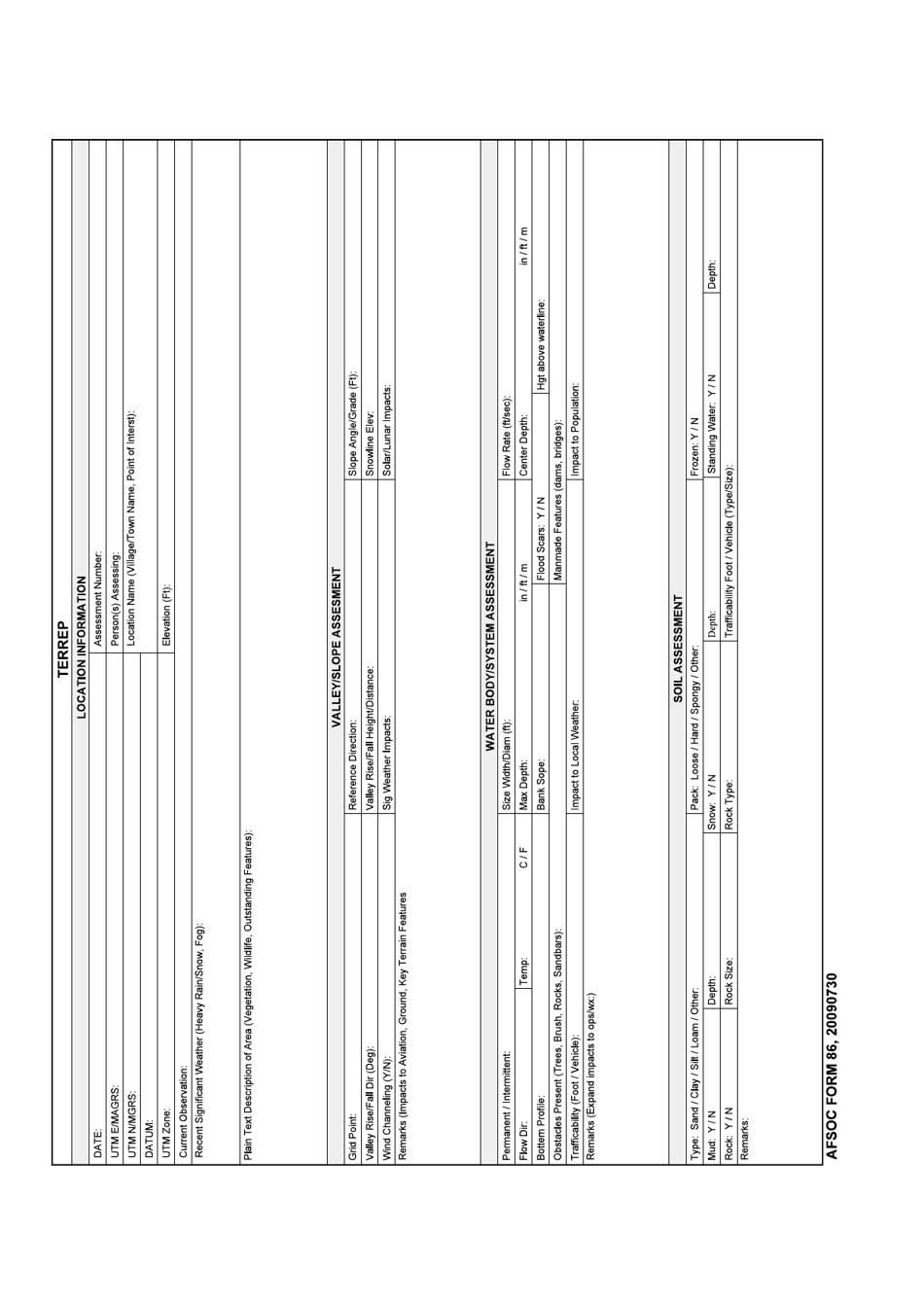 AFSOC Form 86 - Fill Out, Sign Online and Download Fillable PDF ...