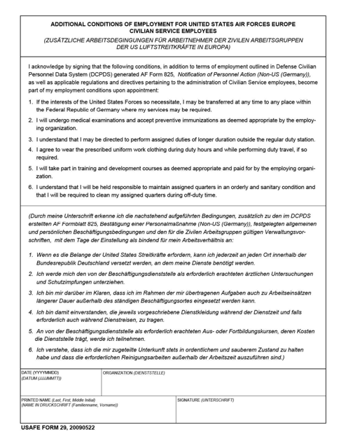 U.S. Air Forces in Europe Forms PDF templates. download Fill and print ...