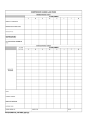 AFTO Form 126 Download Fillable PDF or Fill Online Compressor Casing ...