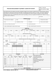 AFTO Form 80 Download Fillable PDF or Fill Online Precision Measurement ...