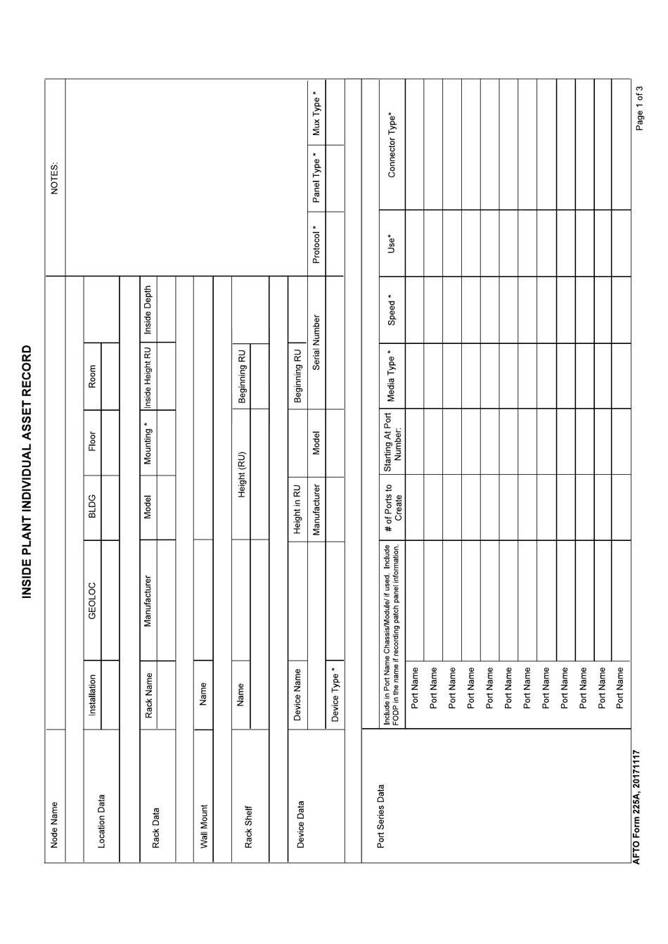 AFTO Form 225A - Fill Out, Sign Online and Download Fillable PDF ...