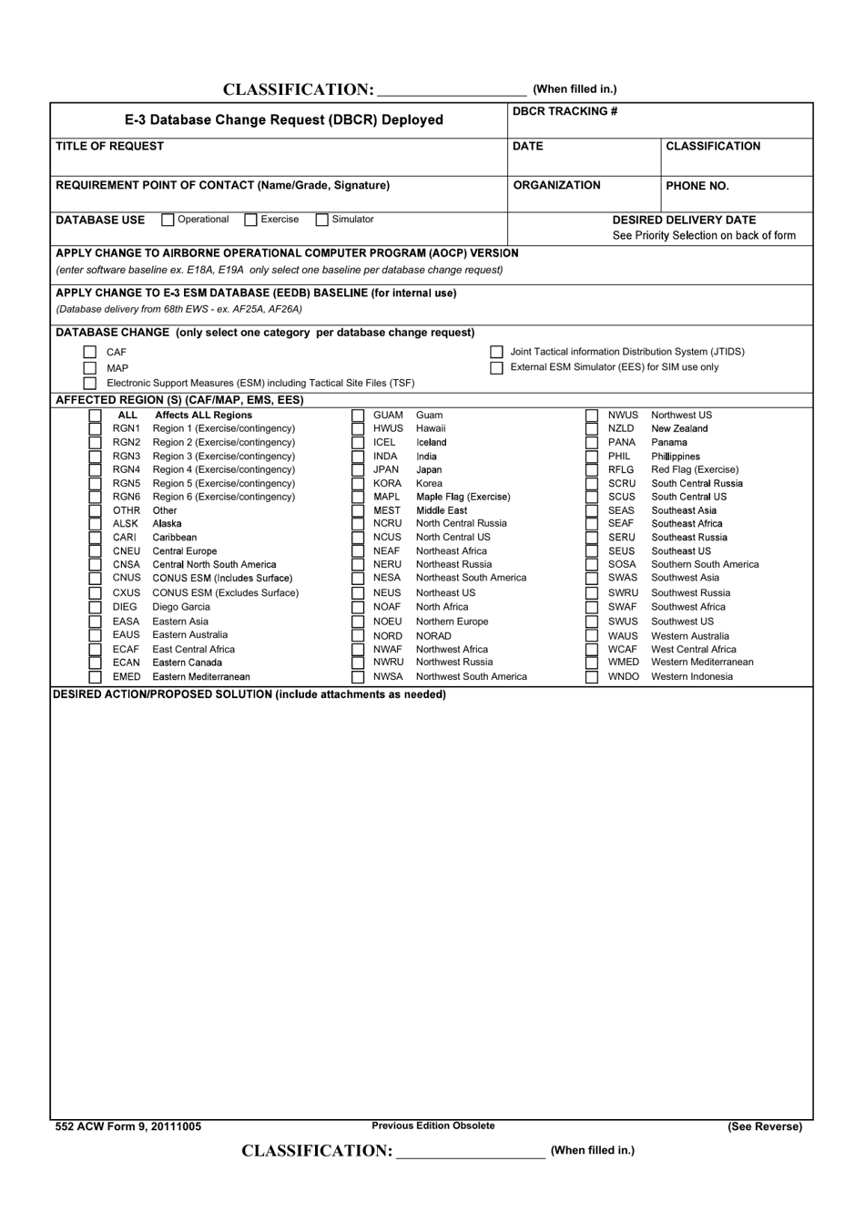 552 ACW Form 9 - Fill Out, Sign Online and Download Fillable PDF ...