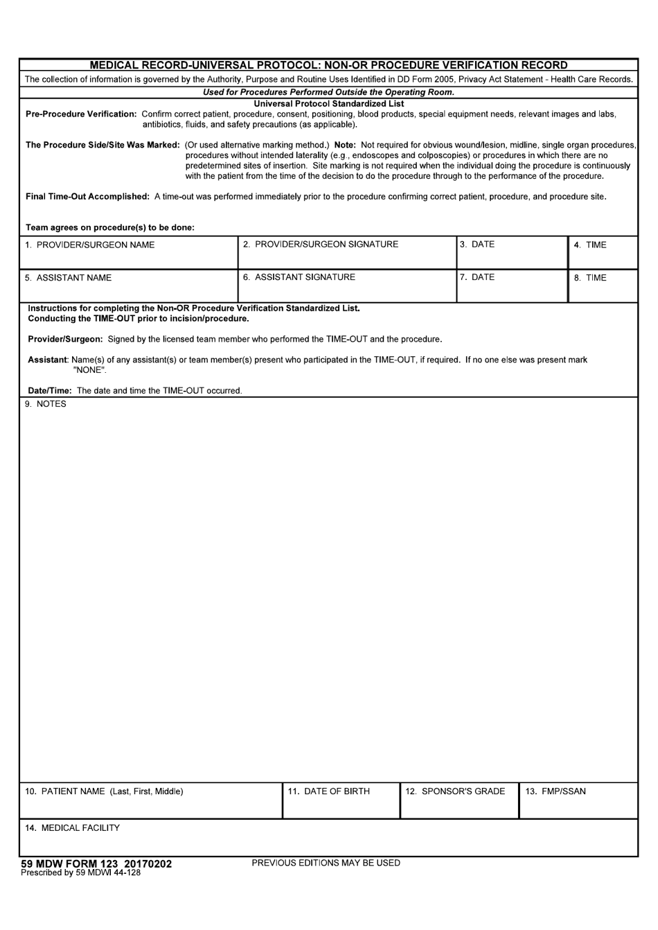 59 MDW Form 123 - Fill Out, Sign Online and Download Fillable PDF ...