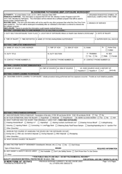 59 MDW Form 3055 Download Fillable PDF or Fill Online Urine Worksheet ...