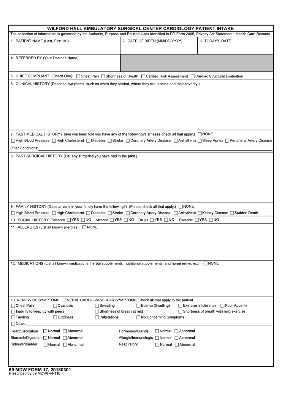 59 MDW Form 17 - Fill Out, Sign Online and Download Fillable PDF ...