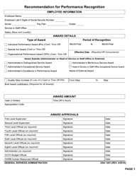 GSA Form 1291 - Fill Out, Sign Online and Download Fillable PDF ...