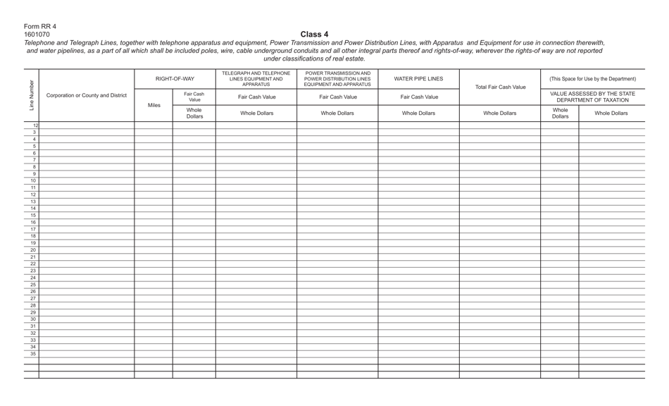 Form RR4 - Fill Out, Sign Online and Download Fillable PDF, Virginia ...