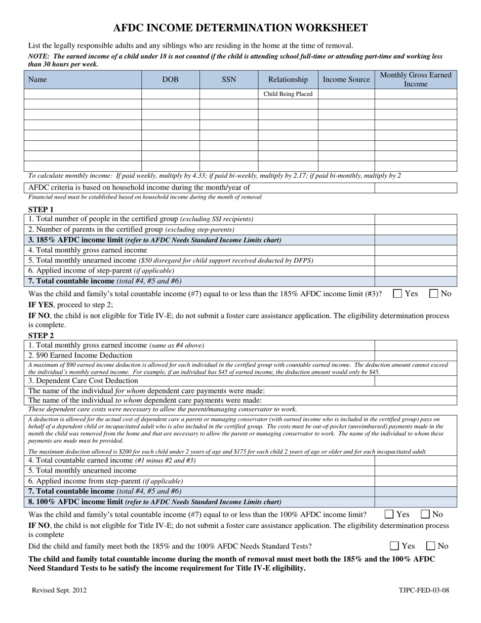Form TJPC-FED-03-08 - Fill Out, Sign Online and Download Printable PDF ...