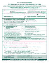 Form PWD144M - Fill Out, Sign Online and Download Fillable PDF, Texas ...