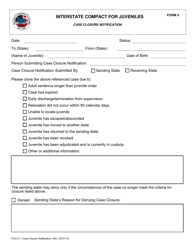 ICJ Form X Download Fillable PDF or Fill Online Case Closure ...