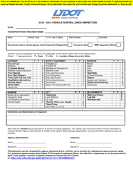 Utah 5310/5311 Vehicle Surveillance Inspection - Fill Out, Sign Online ...