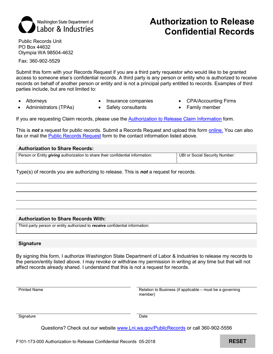 Form F101-173-000 - Fill Out, Sign Online and Download Fillable PDF ...