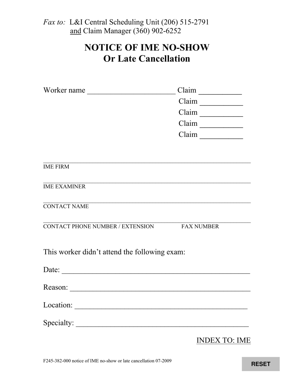 Form F245-382-000 - Fill Out, Sign Online and Download Fillable PDF ...