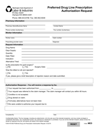 Form F245-419-000 Download Fillable PDF or Fill Online Preferred Drug Line Prescription ...