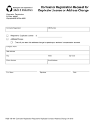 Washington State Department of Labor and Industries Forms PDF templates ...