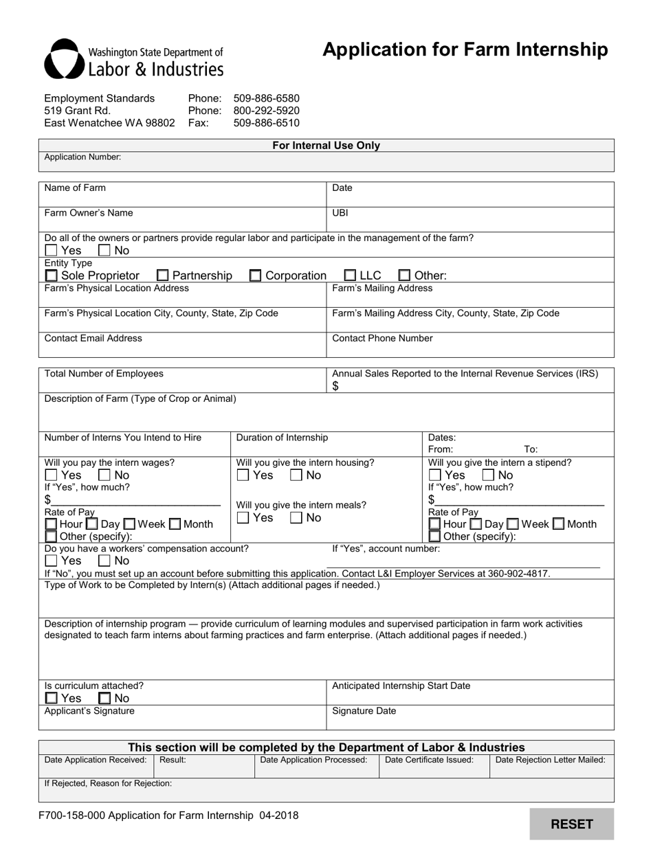 Form F700-158-000 - Fill Out, Sign Online and Download Fillable PDF ...