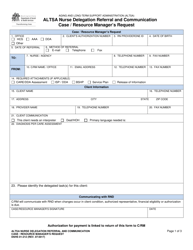 DSHS Form 01-212 Download Printable PDF or Fill Online Nurse Delegation ...