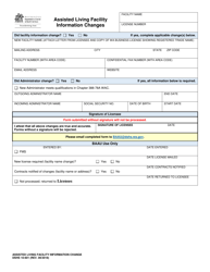 DSHS Form 10-601 Download Printable PDF or Fill Online Assisted Living ...