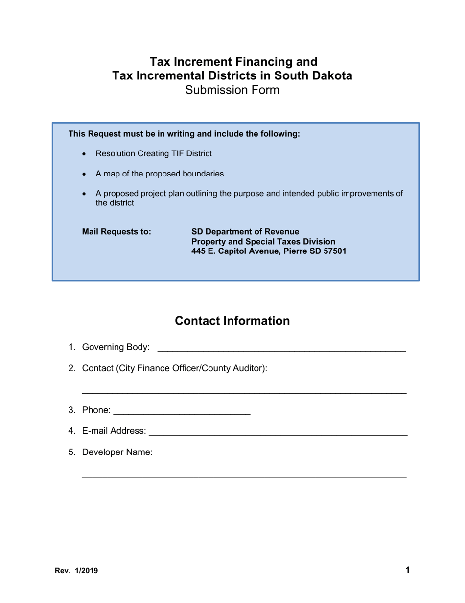 South Dakota Submission Form - Fill Out, Sign Online and Download PDF ...