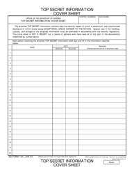 SD Form 194 Download Fillable PDF or Fill Online Top Secret Information ...