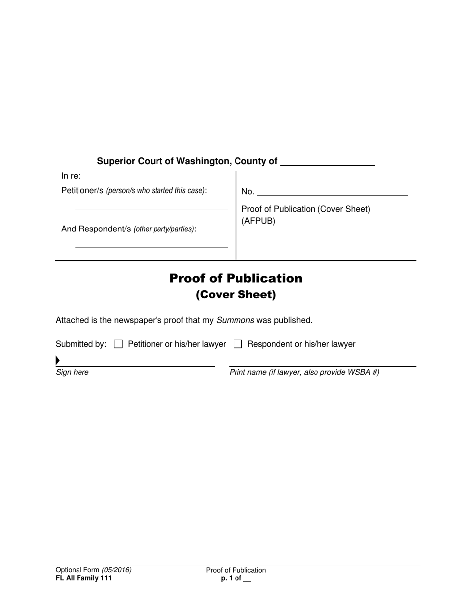 Form FL All Family111 - Fill Out, Sign Online and Download Printable ...