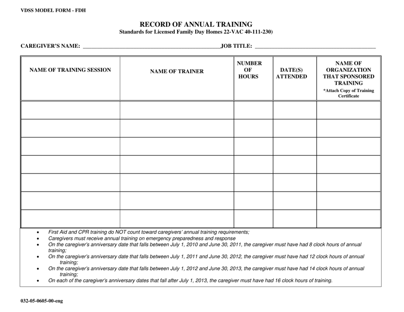Form 032 05 0605 00 ENG Fill Out Sign Online And Download Printable