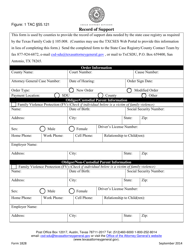 Form 1828 Download Fillable PDF or Fill Online Record of Support Order ...