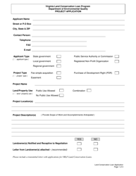 Virginia Project Application - Fill Out, Sign Online and Download PDF ...
