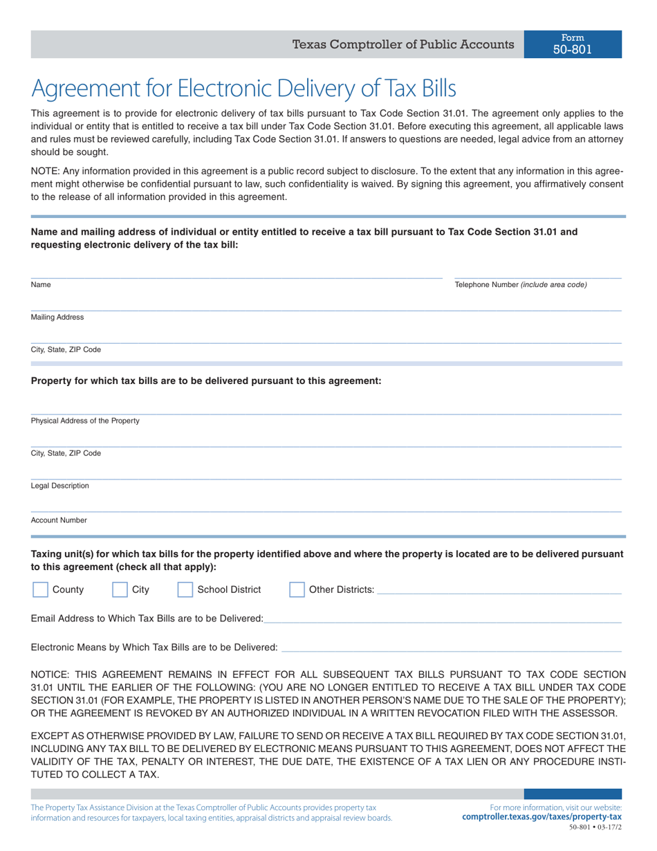 Form 801 Fillable - Printable Forms Free Online