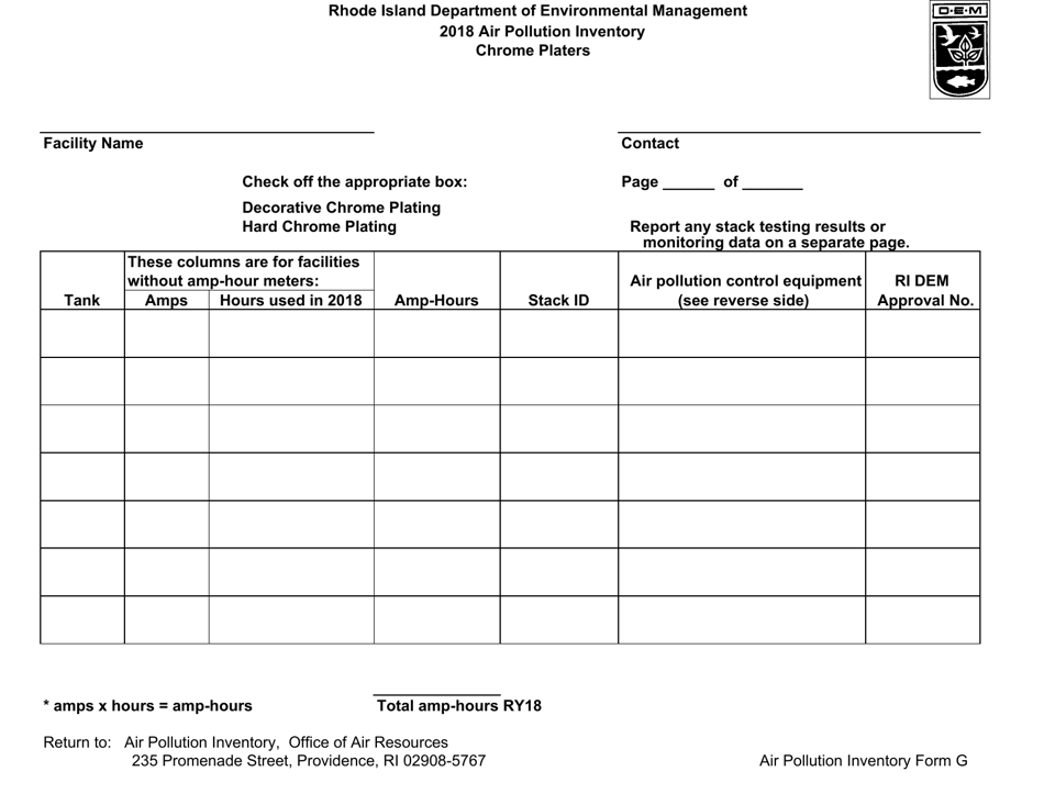 API Form G - 2018 - Fill Out, Sign Online and Download Fillable PDF ...