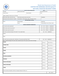 Natural Disaster Incident Report Template Download Printable PDF ...
