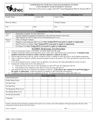 DHEC Form 3688 - Fill Out, Sign Online and Download Printable PDF ...