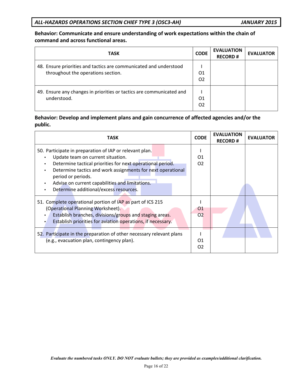 Colorado Position Task Book for the Position of Type 3 All-hazards ...