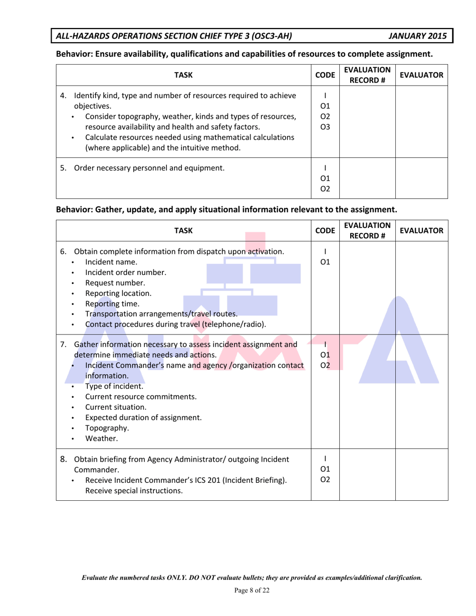 Colorado Position Task Book for the Position of Type 3 All-hazards ...