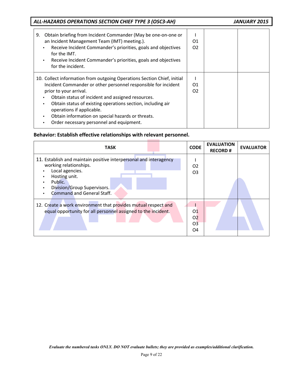 Colorado Position Task Book for the Position of Type 3 All-hazards ...