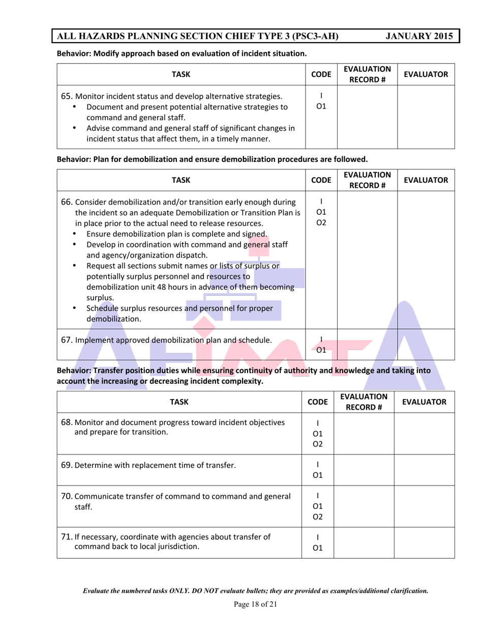 Colorado Position Task Book for the Position of Type 3 All-hazards ...
