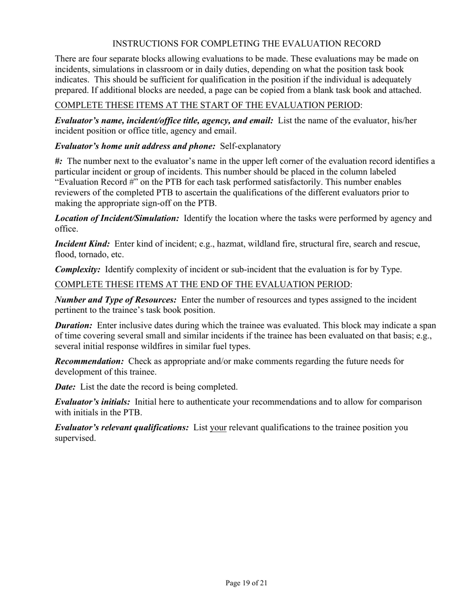 Colorado Position Task Book for the Position of Type 3 All-hazards ...