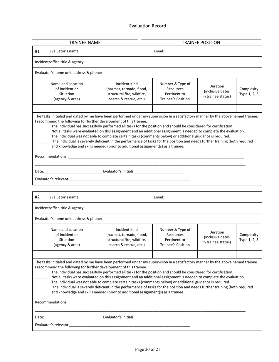 Colorado Position Task Book for the Position of Type 3 All-hazards ...