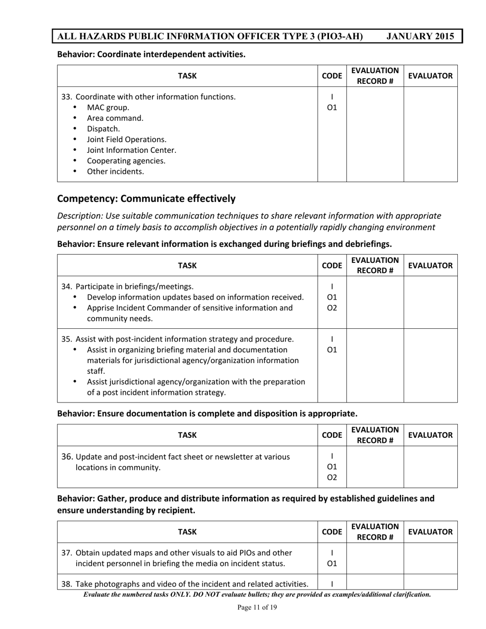 Colorado Position Task Book for the Position of Type 3 All-hazards ...