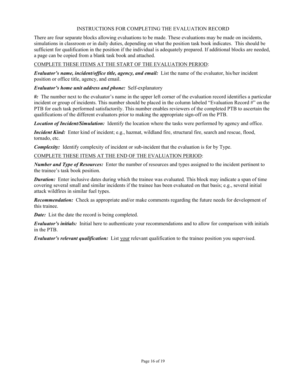Colorado Position Task Book for the Position of Type 3 All-hazards ...