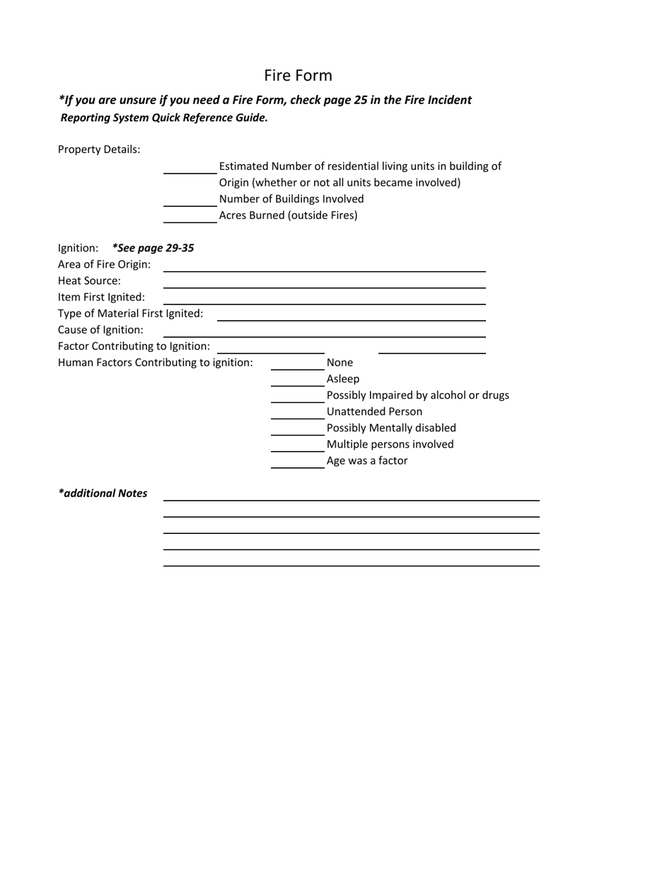 South Dakota Basic Fire Form - Fill Out, Sign Online and Download PDF ...