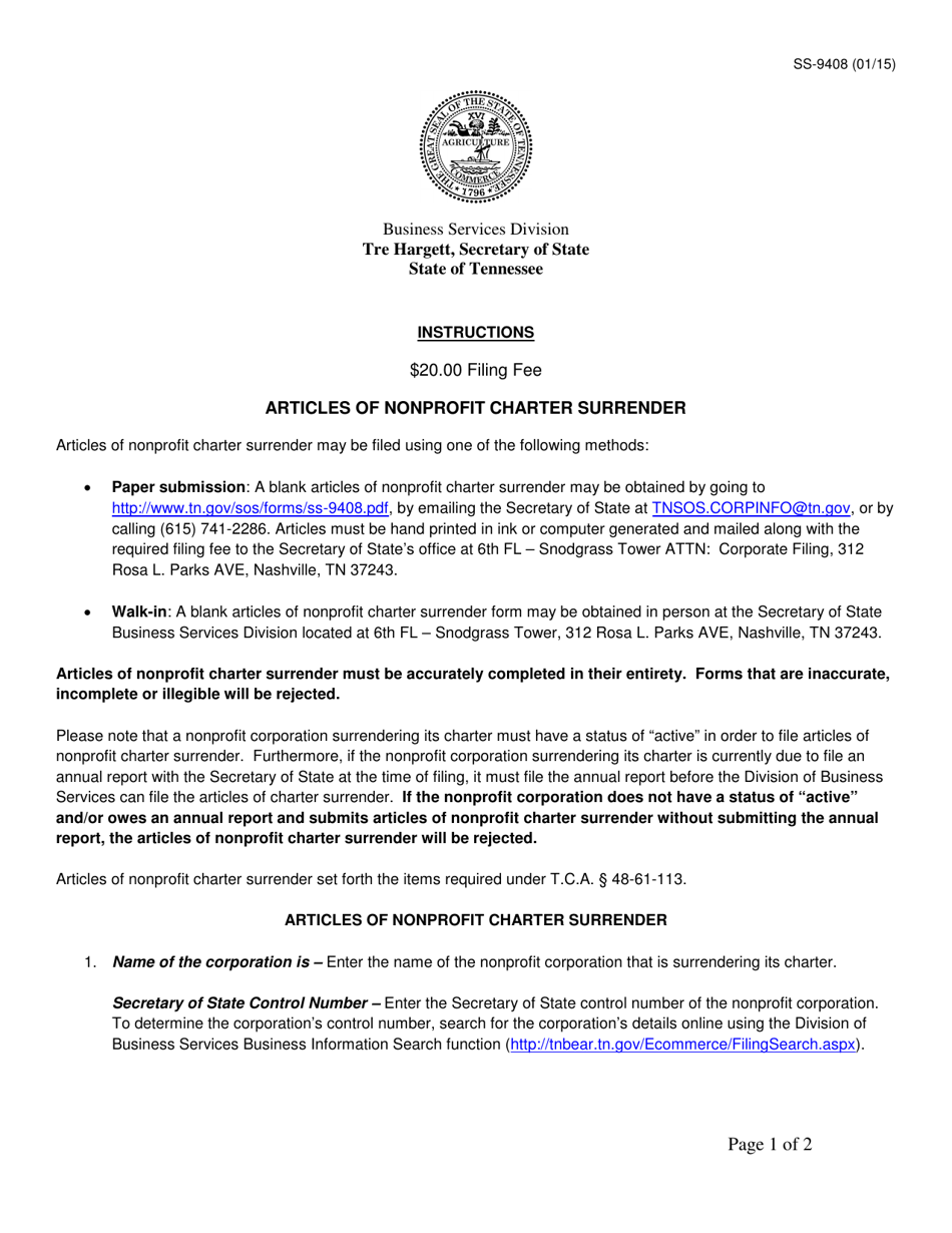 Form SS-9408 - Fill Out, Sign Online and Download Fillable PDF ...