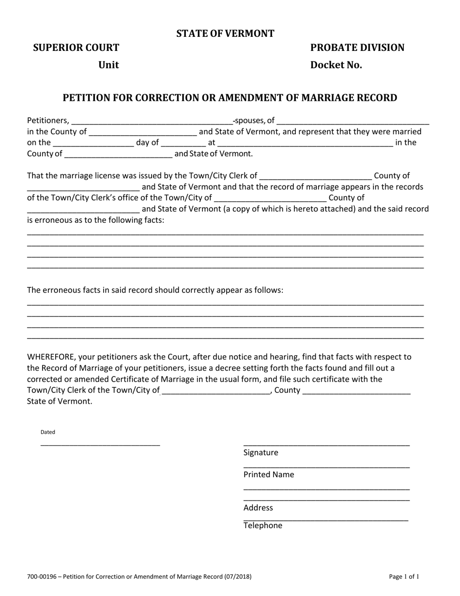 Form 700-00196 - Fill Out, Sign Online and Download Fillable PDF ...