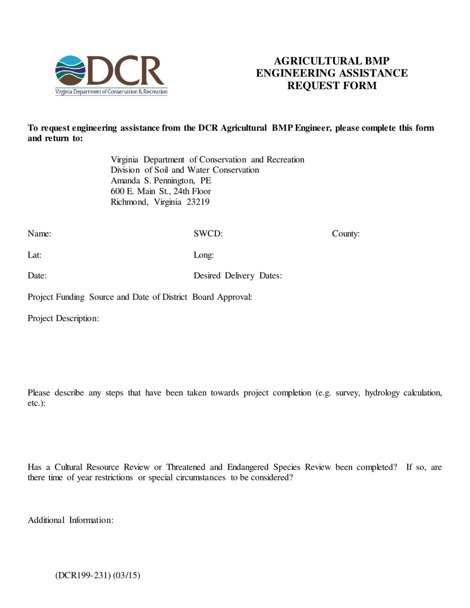 Form DCR199-231 - Fill Out, Sign Online and Download Printable PDF ...