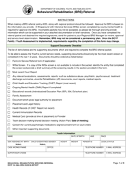 DCYF Form 10-166A Download Fillable PDF or Fill Online Behavioral ...