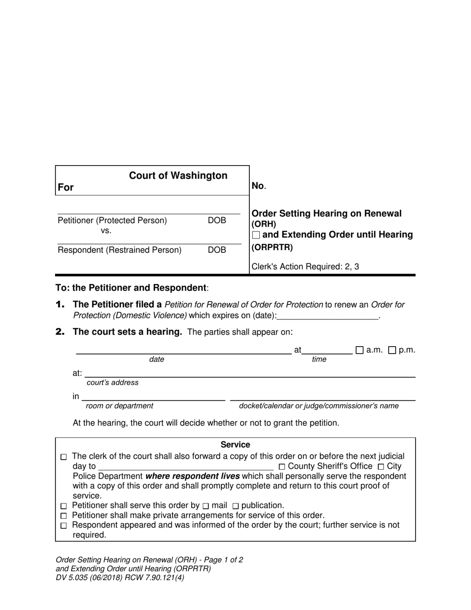 Form WPF DV5.035 - Fill Out, Sign Online and Download Printable PDF ...